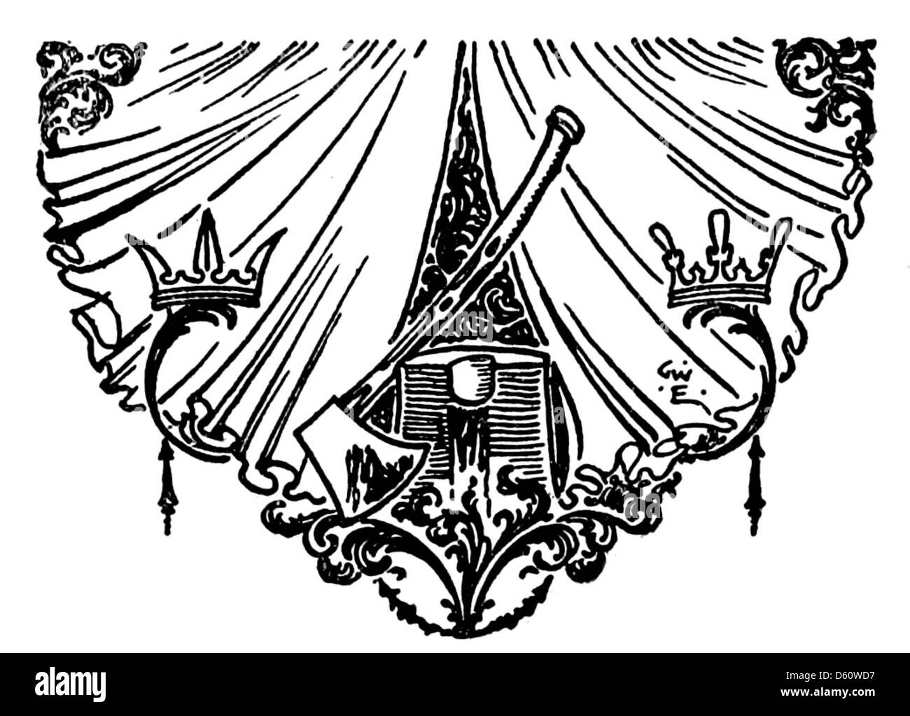 An illustration from the 1910 edition of 'A Book of Old English Ballads ...