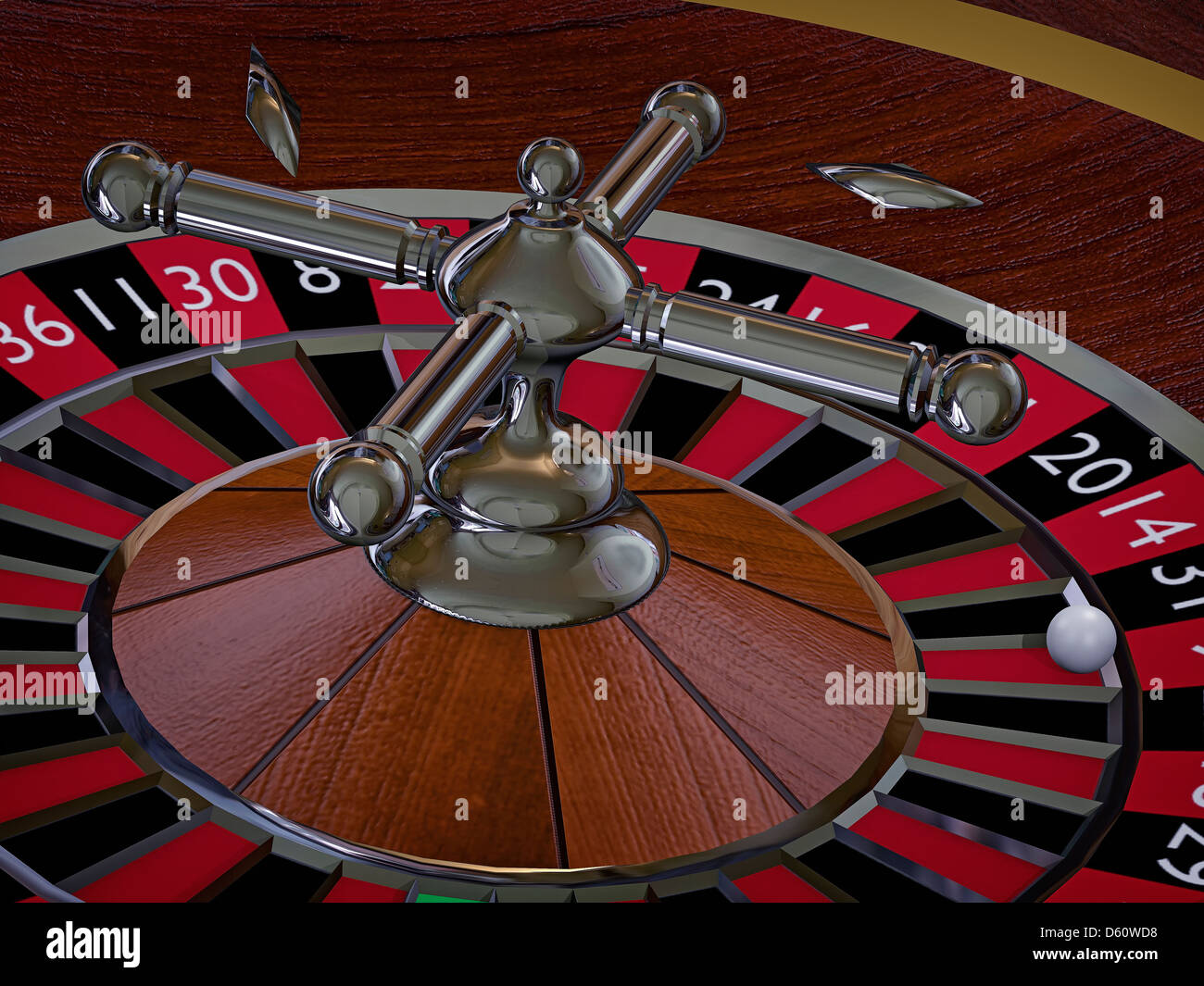 Roulette game, illustration, 3d Stock Photo - Alamy