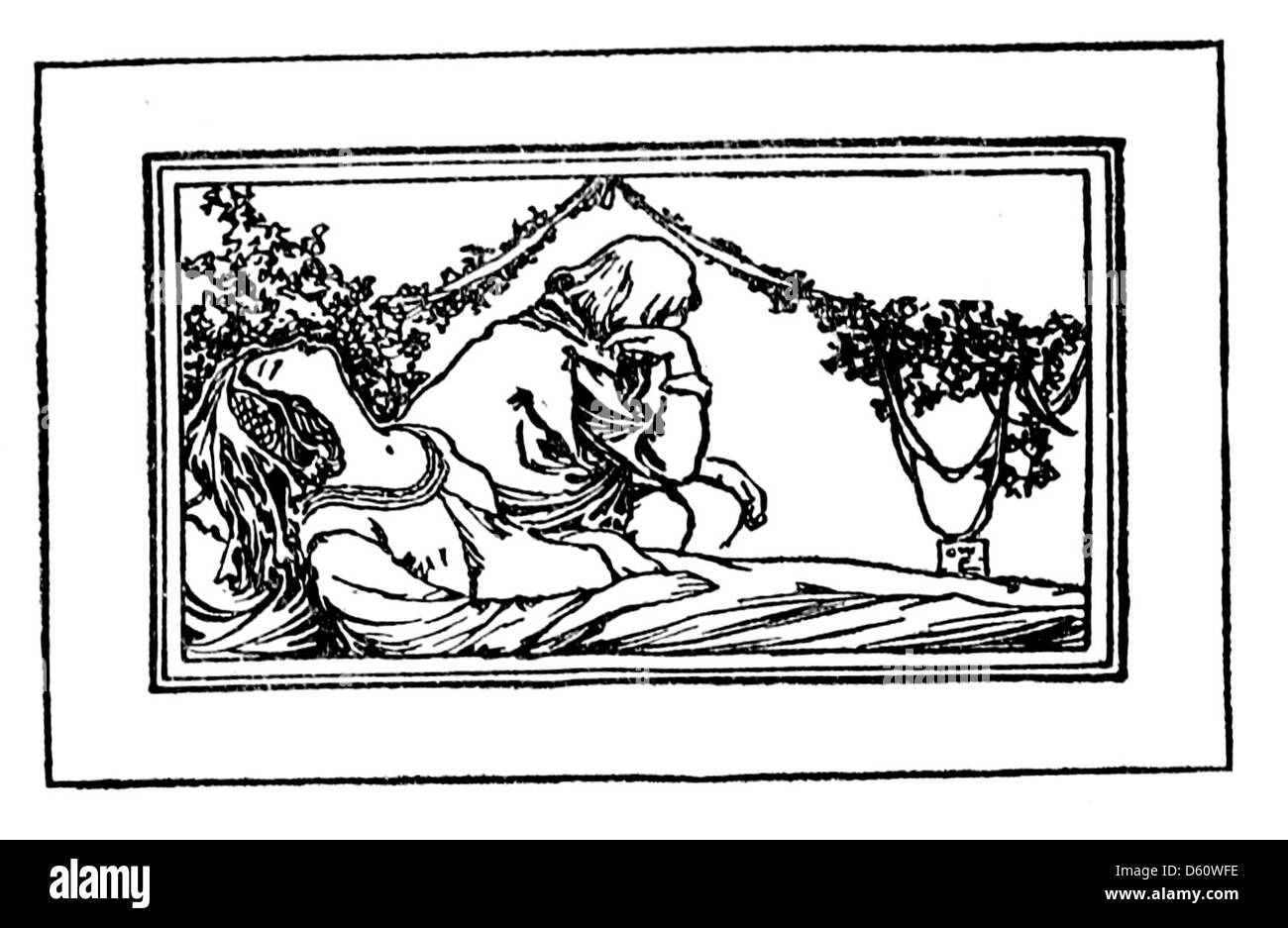 An illustration from 'A Book of Old English Ballads' published in 1910 ...