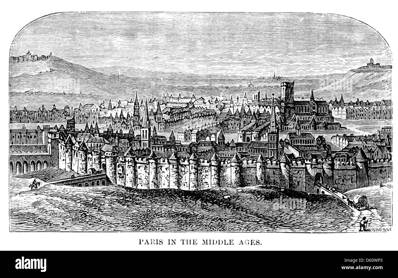 This 1899 image comes from a historical work detailing the Middle Ages ...