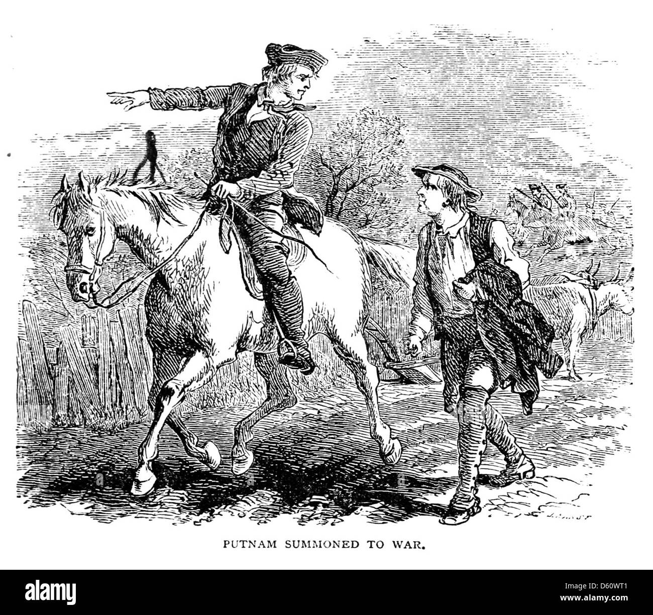 This 1872 image is from a history book that summarizes key events in ...