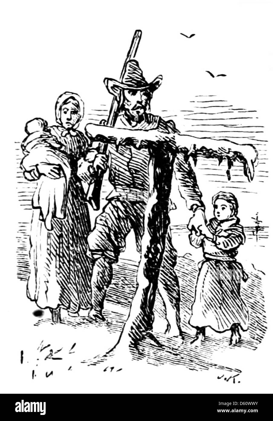 Settlers american history Cut Out Stock Images & Pictures - Alamy