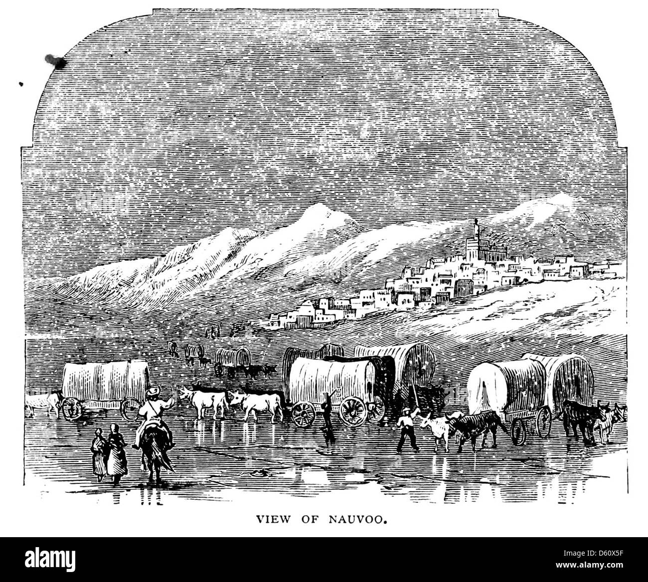 An 1872 image from *A Brief History of the United States*, highlighting ...