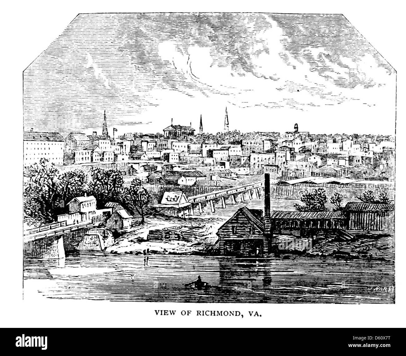 An 1872 illustration from 'A Brief History of the United States ...