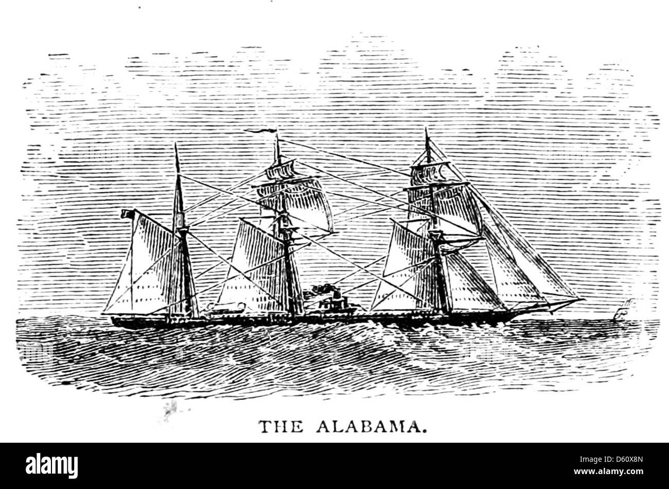 An illustration from 'A Brief History of the United States' (1872 ...