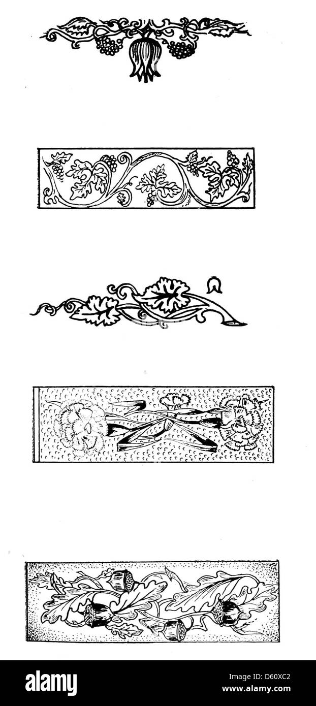 A chapter on lettering (1905 Stock Photo - Alamy