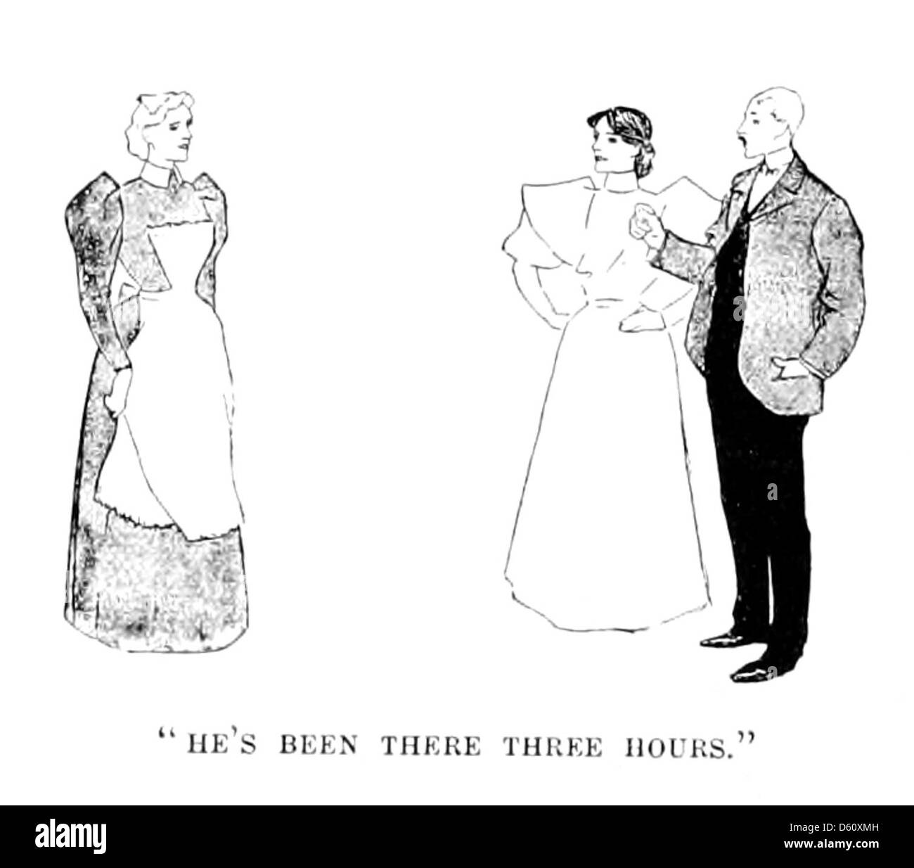19th century party illustration hi-res stock photography and images - Alamy