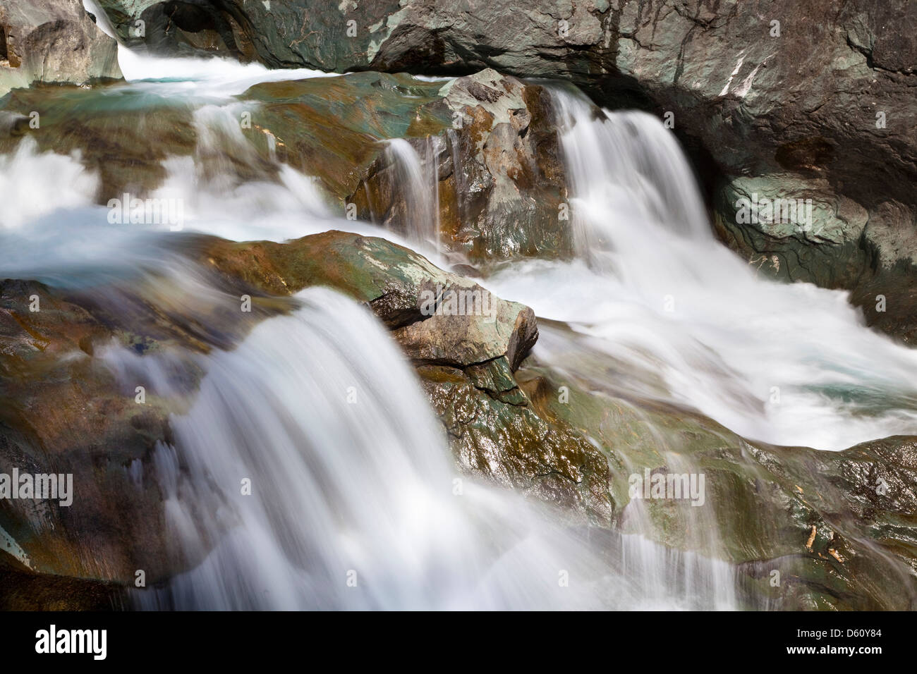Eastern Alps, Tyrol, Austria. The River Isel in Hohe Tauern N.P.. An ...