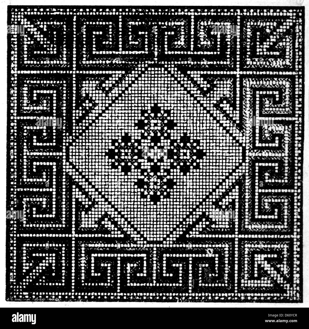 Needlepoint embroidery Black and White Stock Photos & Images - Alamy
