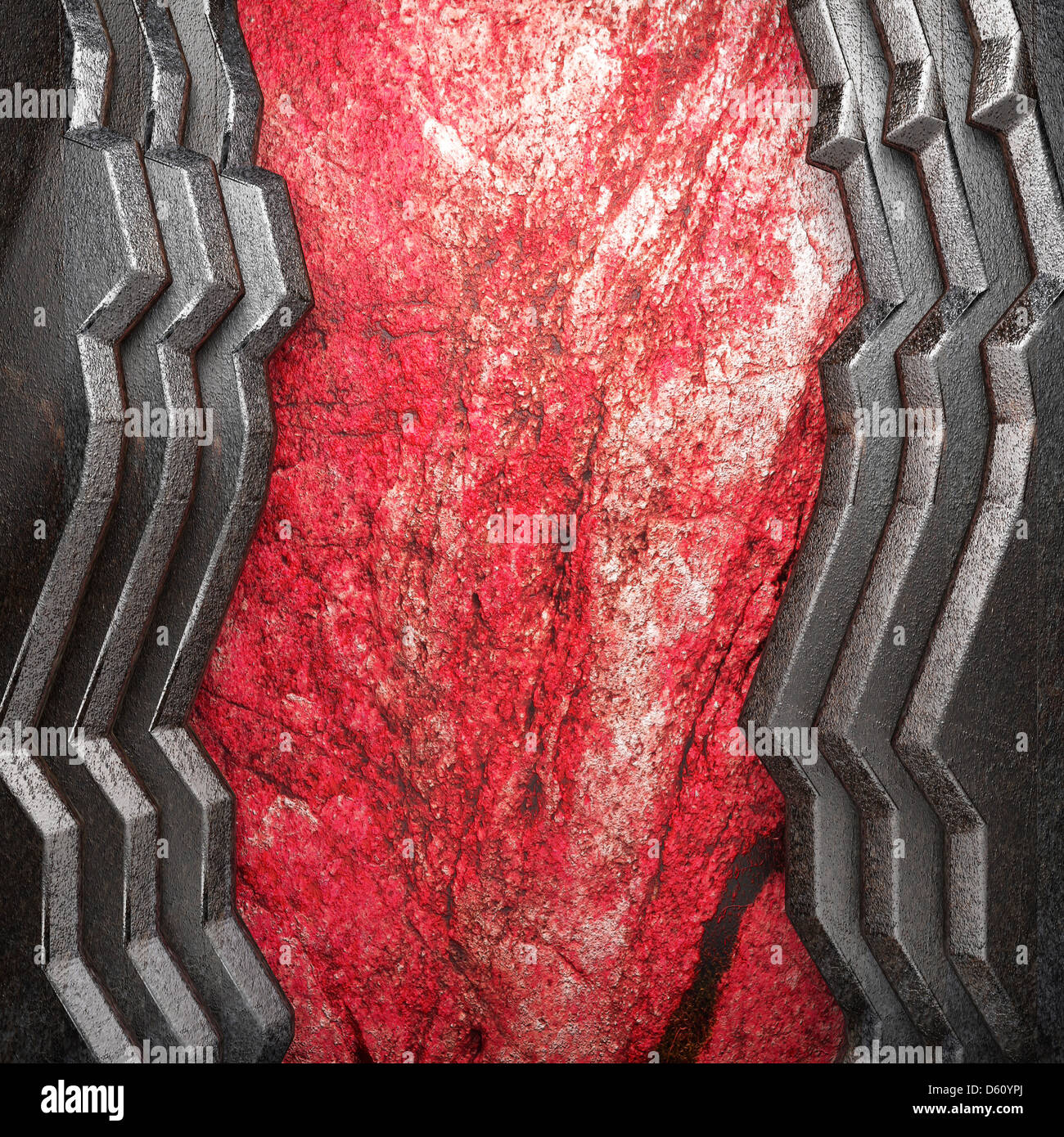 metal on wall Stock Photo - Alamy
