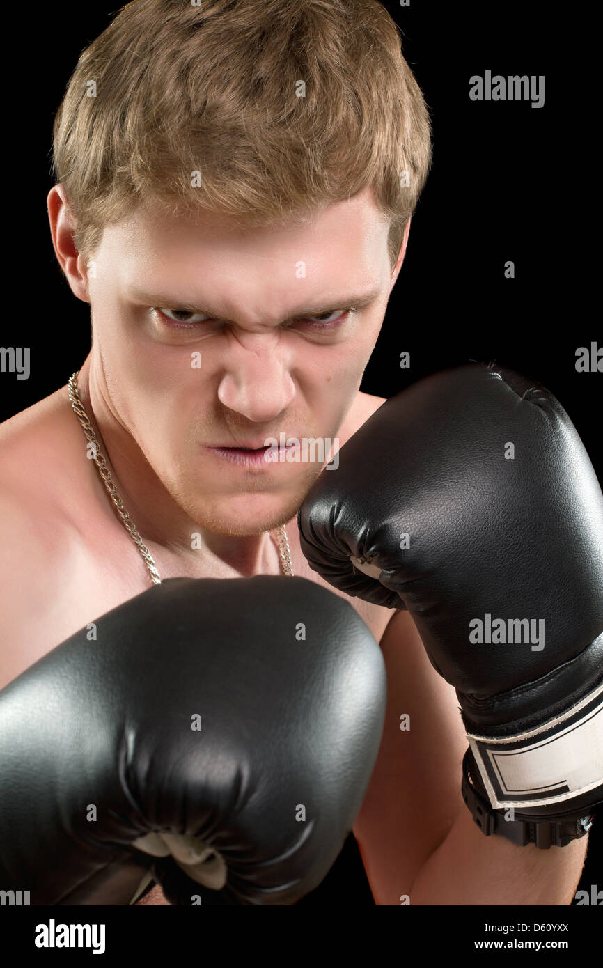 Furious young man Stock Photo - Alamy
