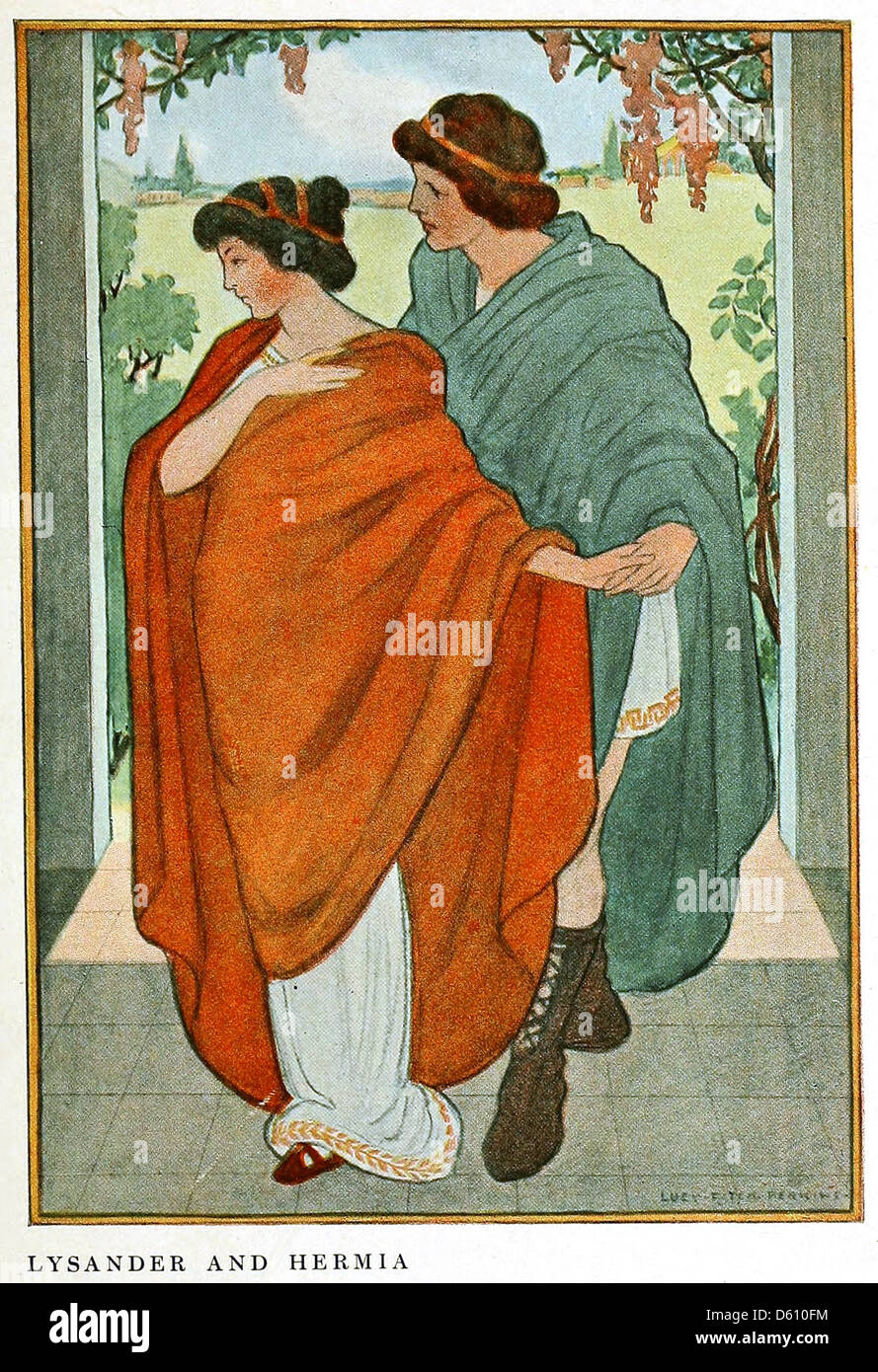 This image is a scene from Shakespeare’s 'A Midsummer Night’s Dream ...