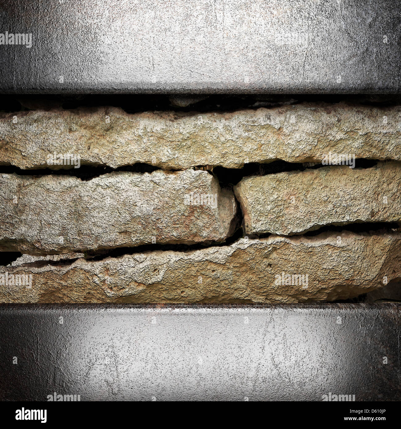 metal on wall Stock Photo - Alamy