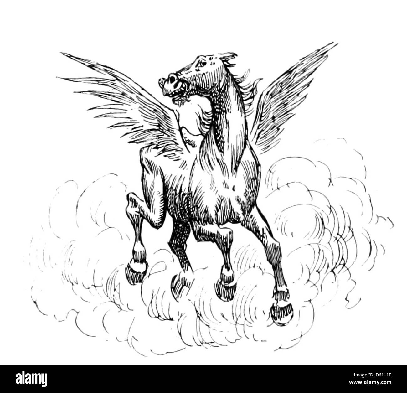 An 1888 illustration titled 'A Midnight Race,' depicting a dramatic ...