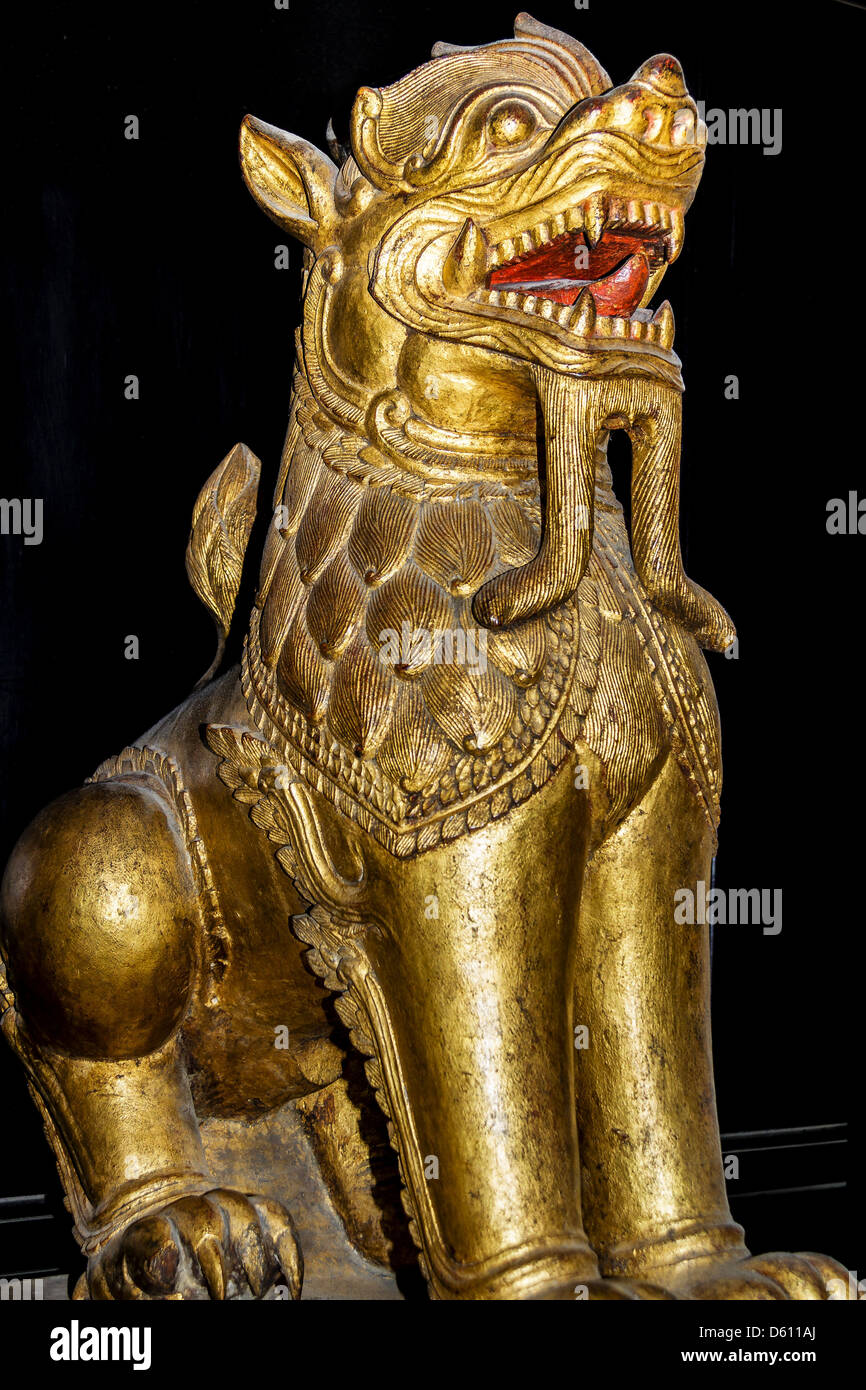 Burmese lion hi-res stock photography and images - Alamy