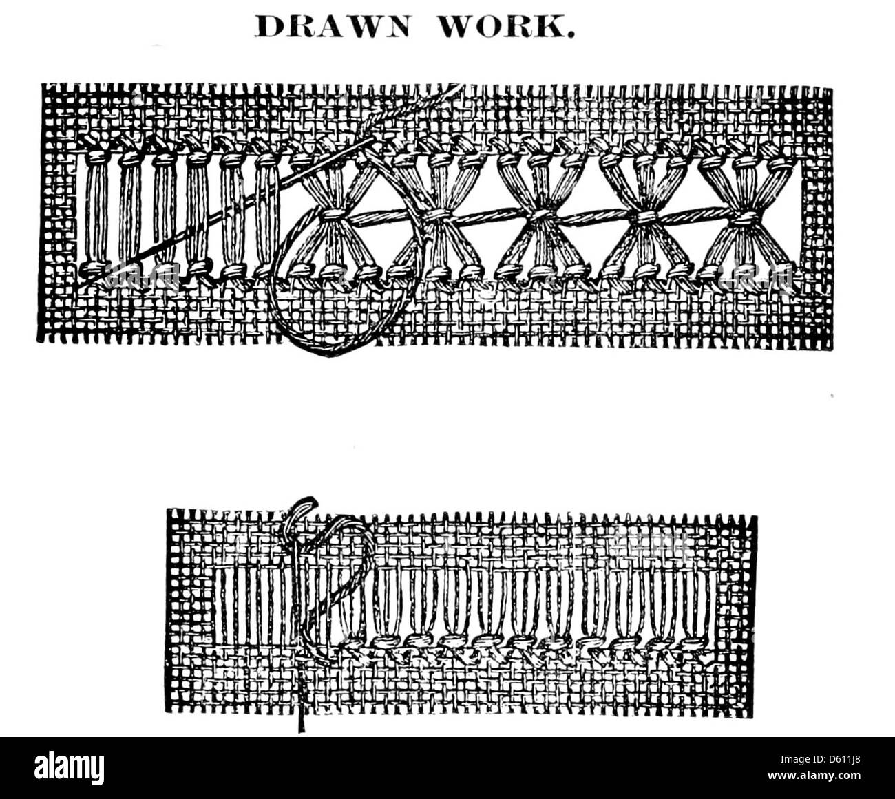 An 1886 book showcasing silk embroidery patterns for women, with ...