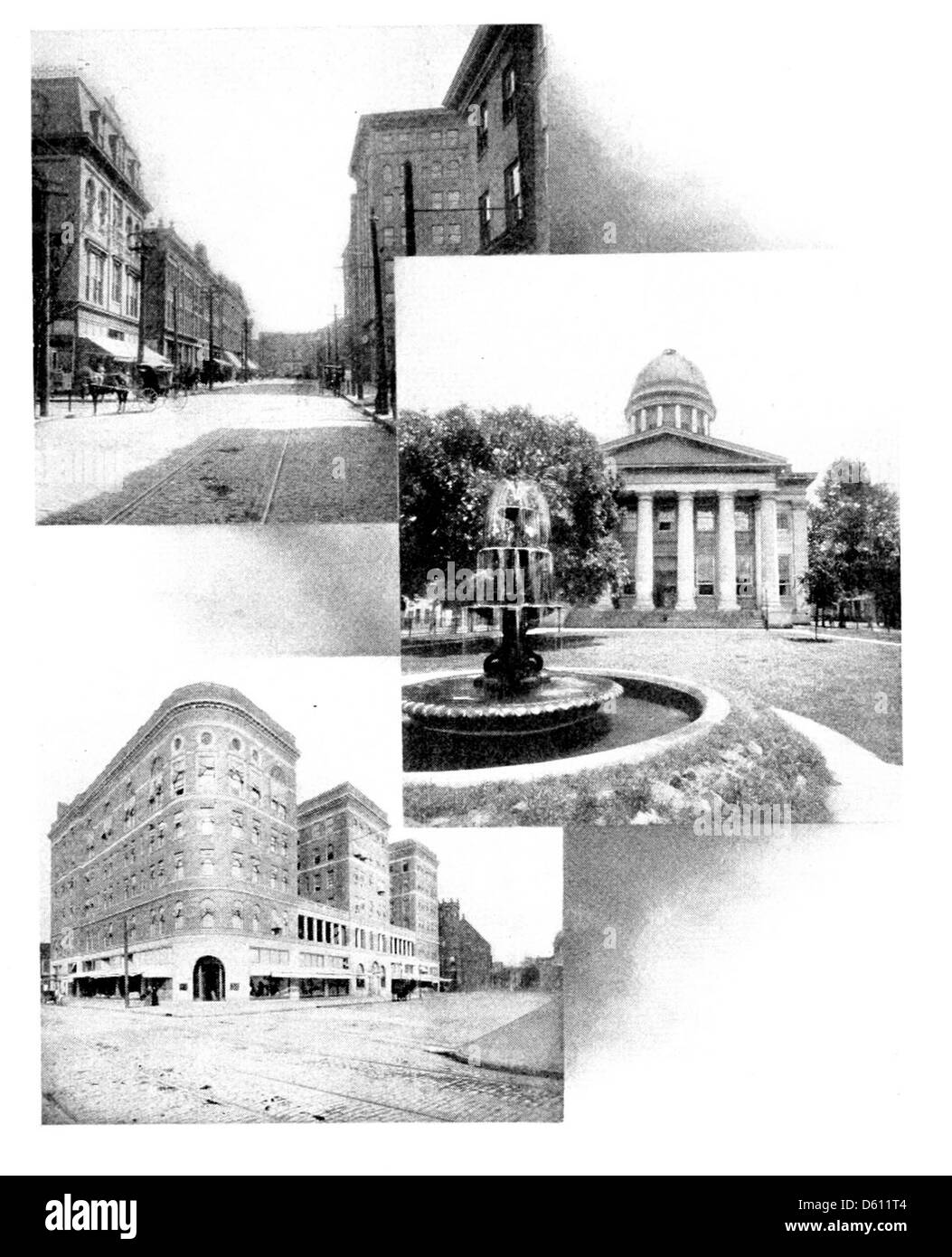 Modern and old buildings Cut Out Stock Images & Pictures - Alamy