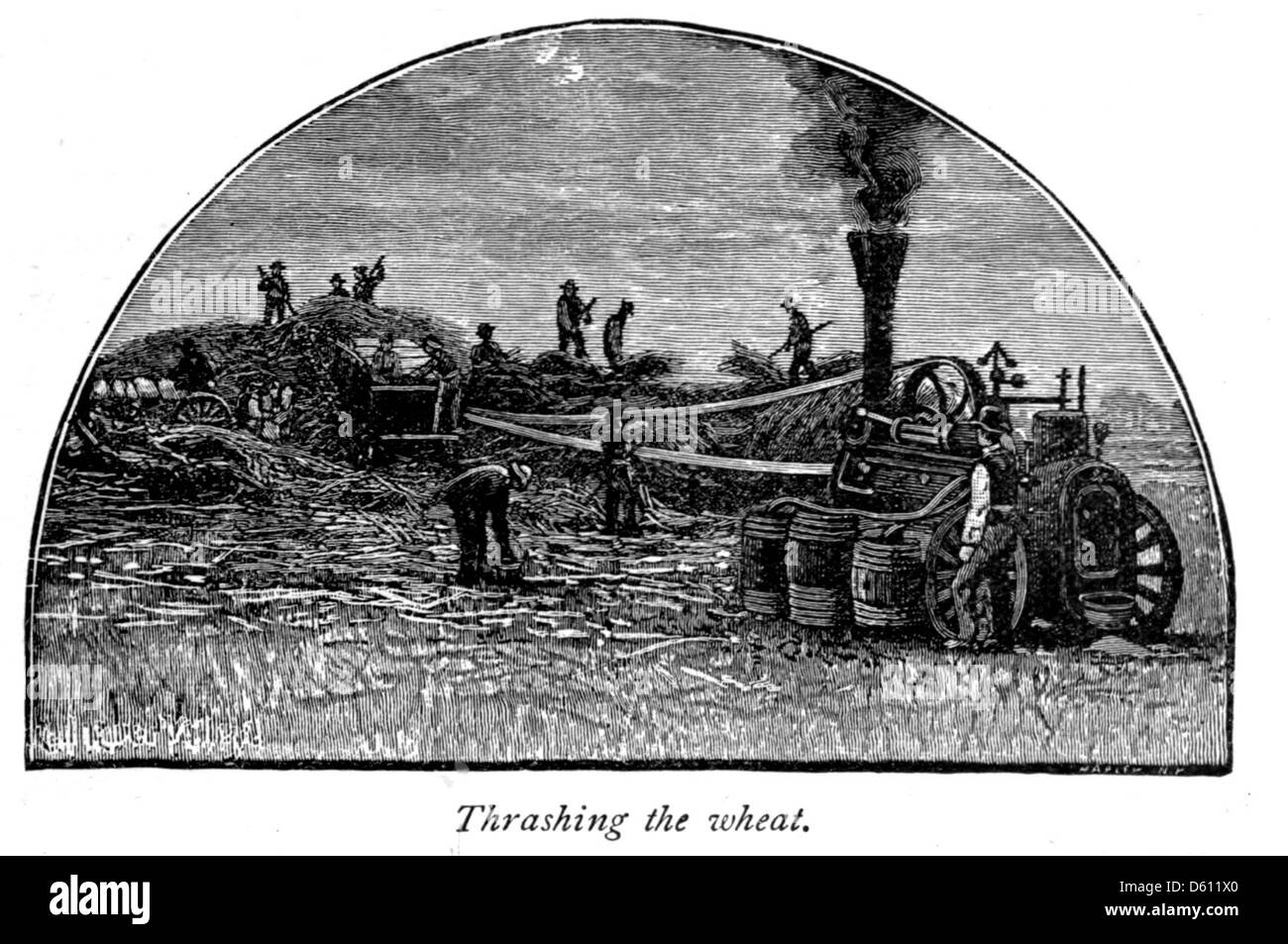 An image from 'Health for Little Folks', circa 1890, showing a scene of ...