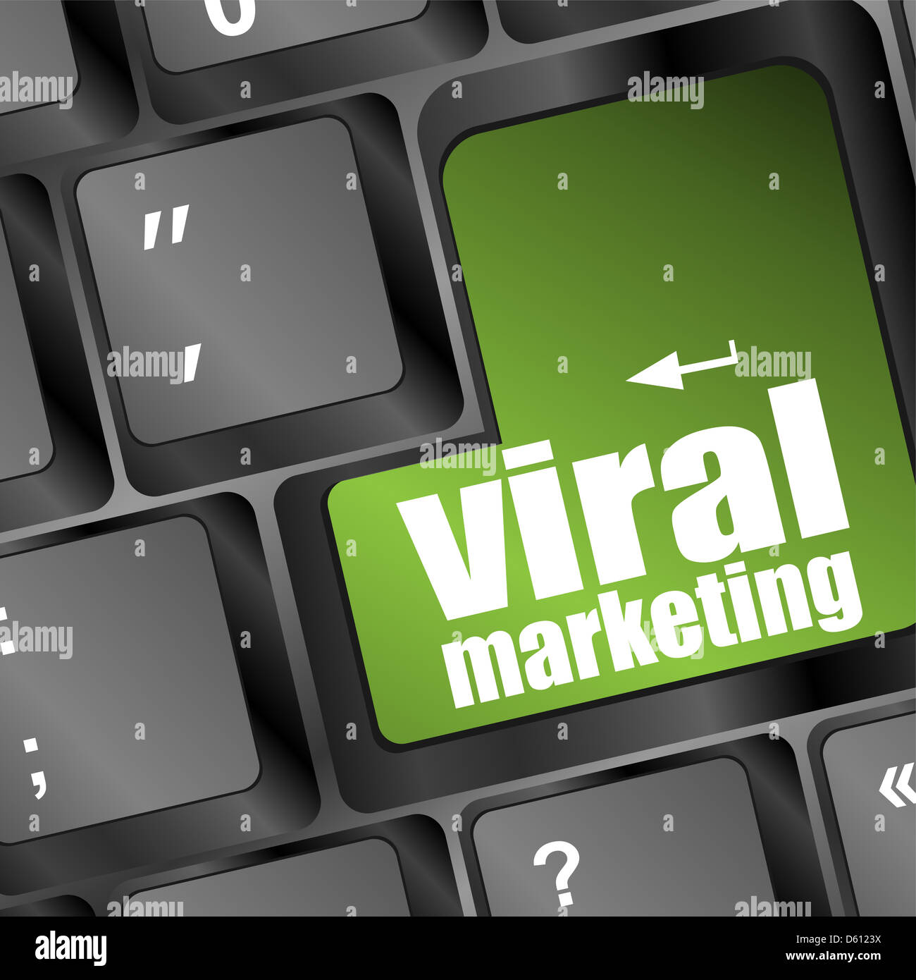 viral marketing word on computer keyboard Stock Photo - Alamy