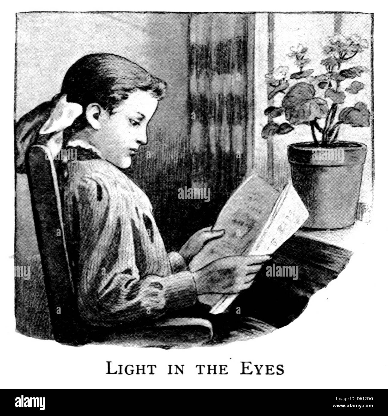 A 1906 illustration from 'Good Health,' showing a symbolic ...