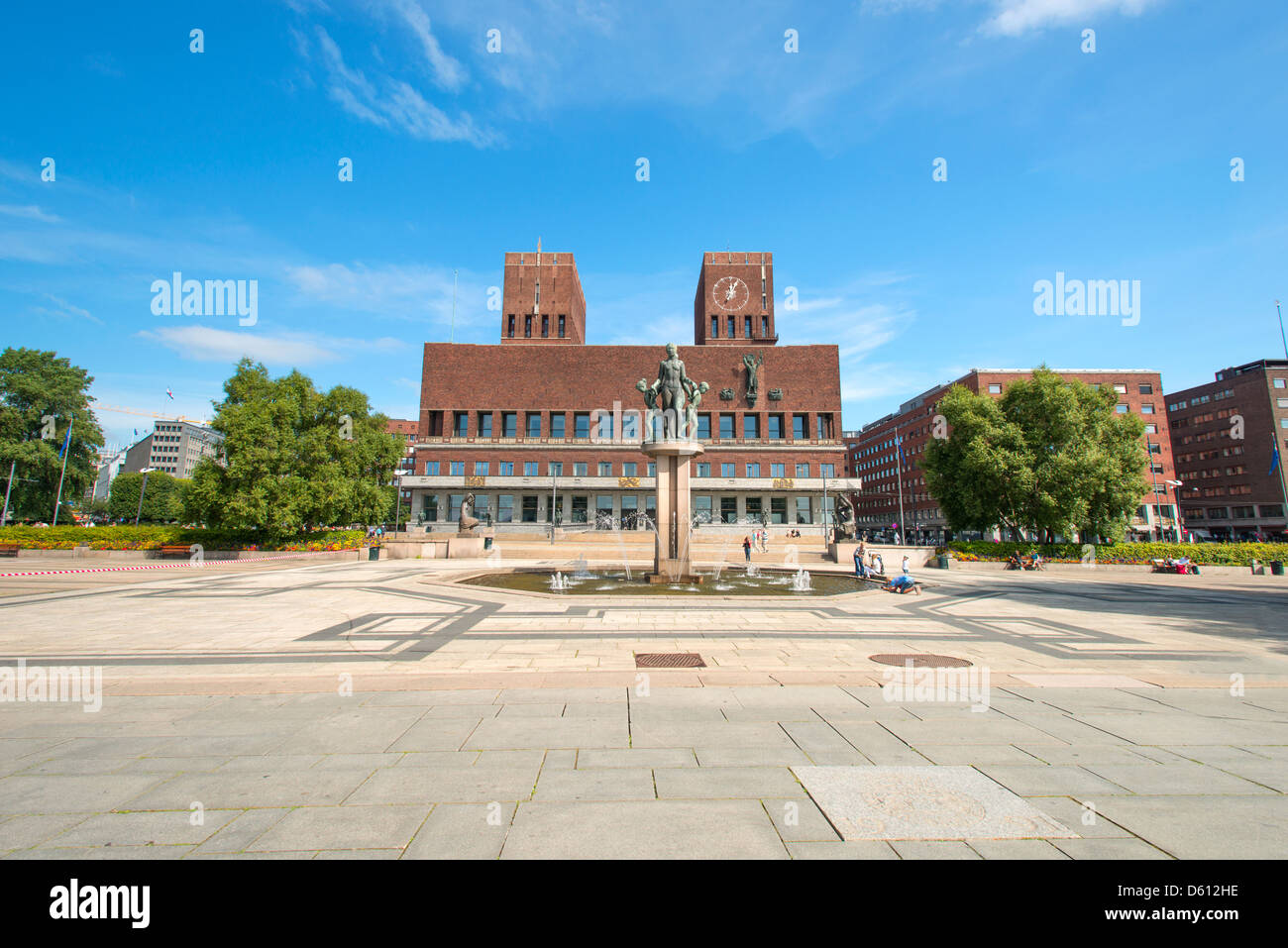 Oslo town hall exterior hi-res stock photography and images - Alamy