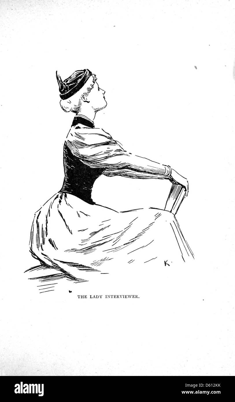 An illustration from 'A Frenchman in America,' depicting the experience ...
