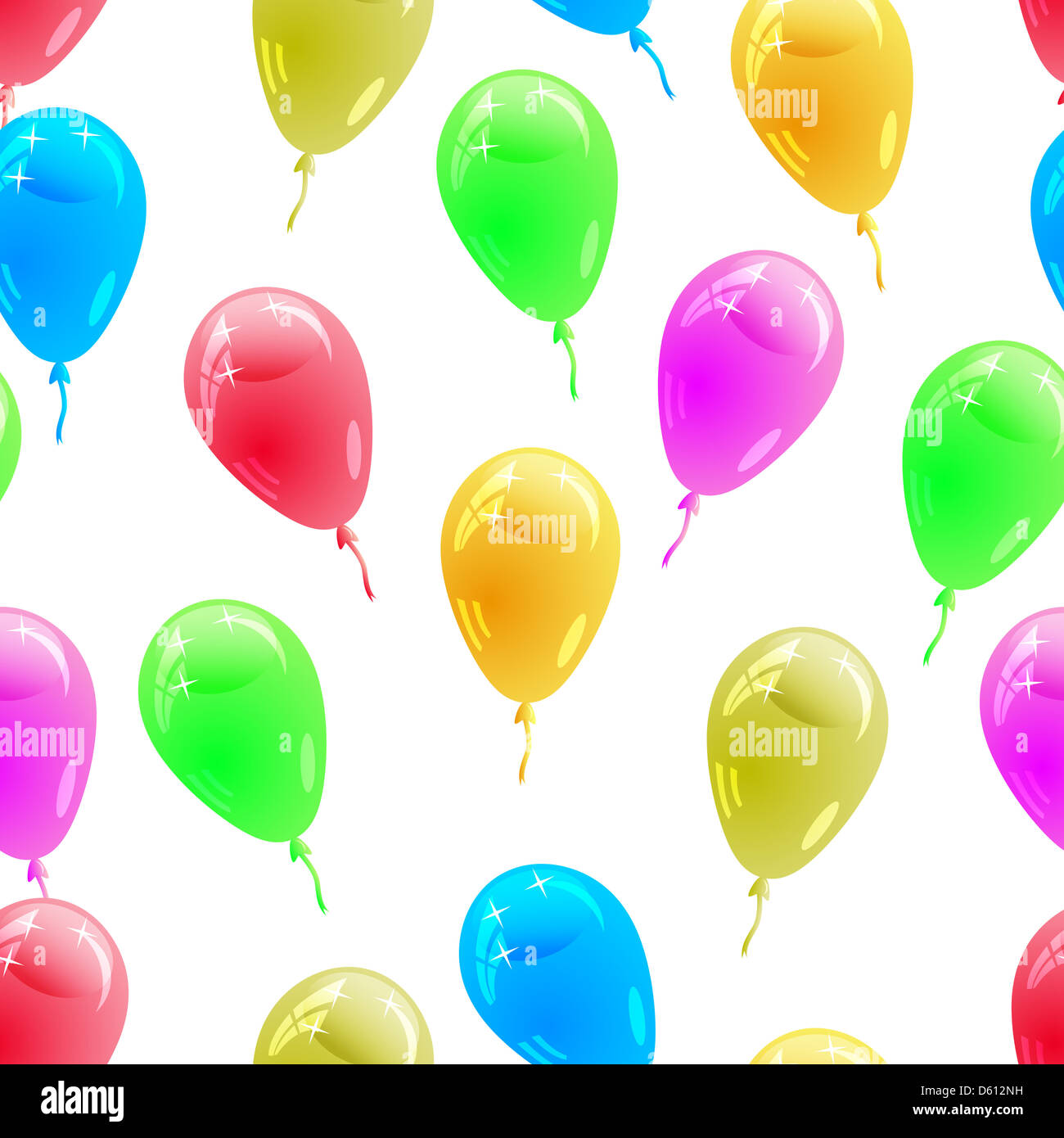 Background with glossy multicolored balloons. . Seamless wallpaper ...