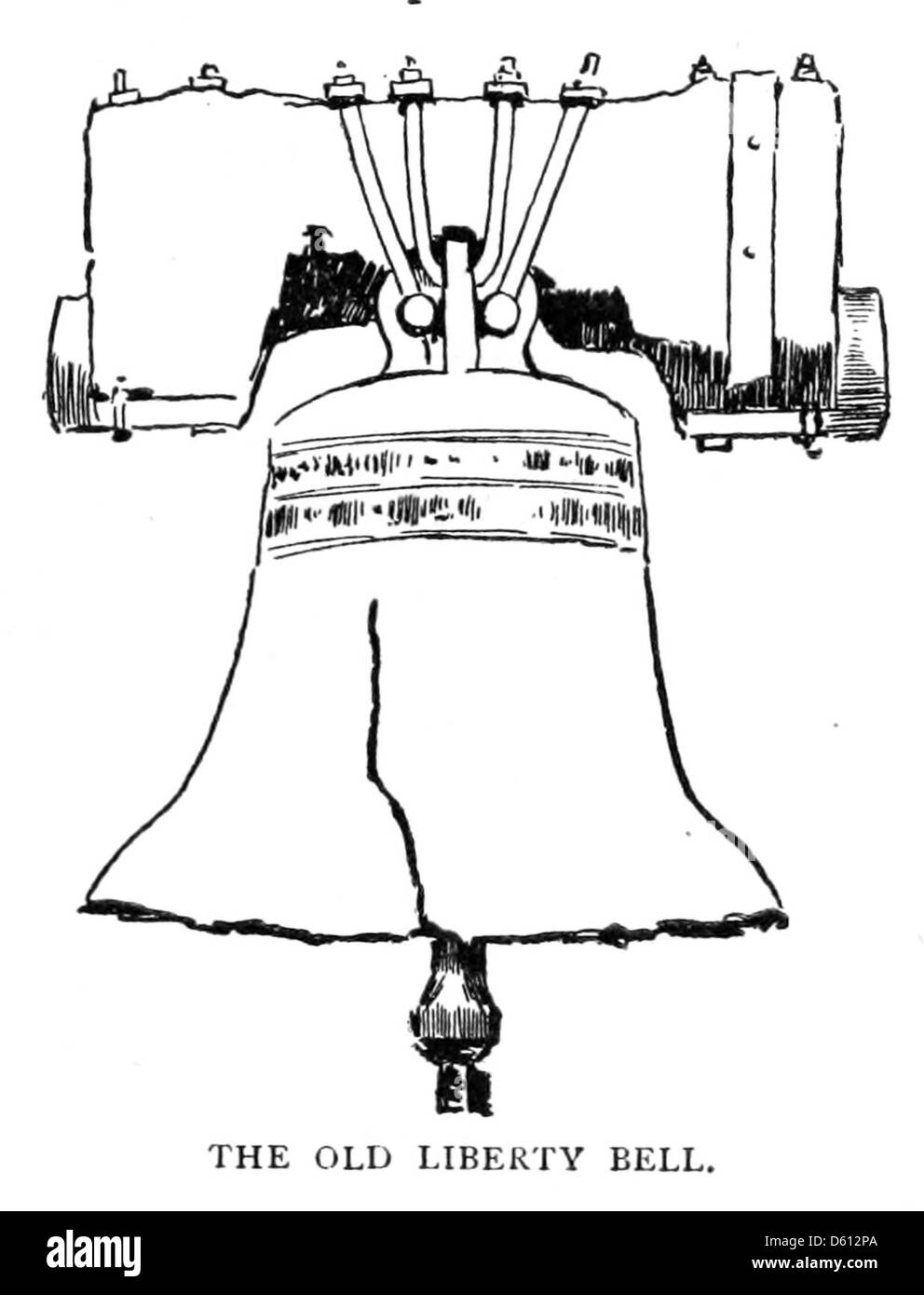 An image from *A Frenchman in America*, featuring the Liberty Bell, a ...