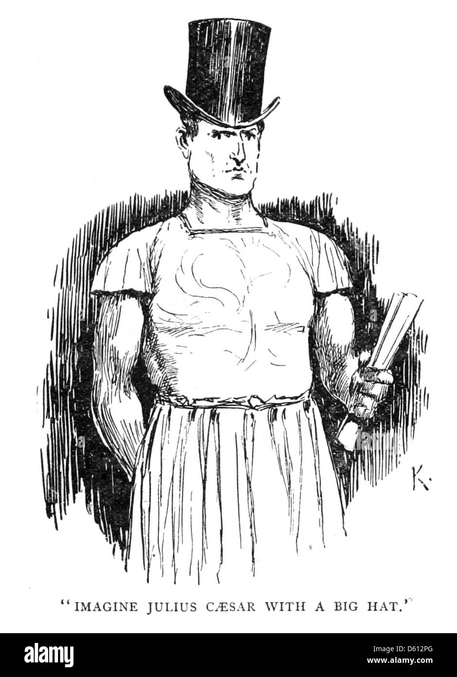 This image, titled 'A Frenchman in America,' features an illustration ...