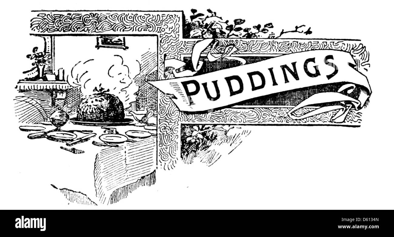 Puddings desserts history historical hi-res stock photography and ...