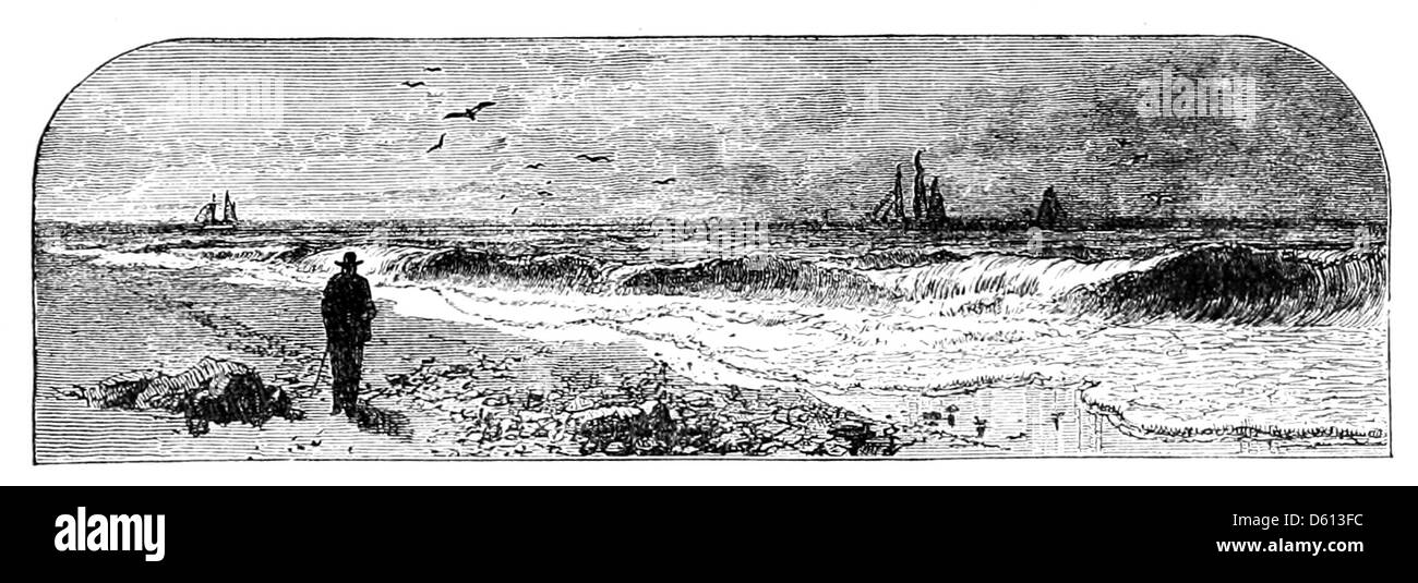 A scene from 'A Festival of Song' (1876), capturing a poetic evening at ...