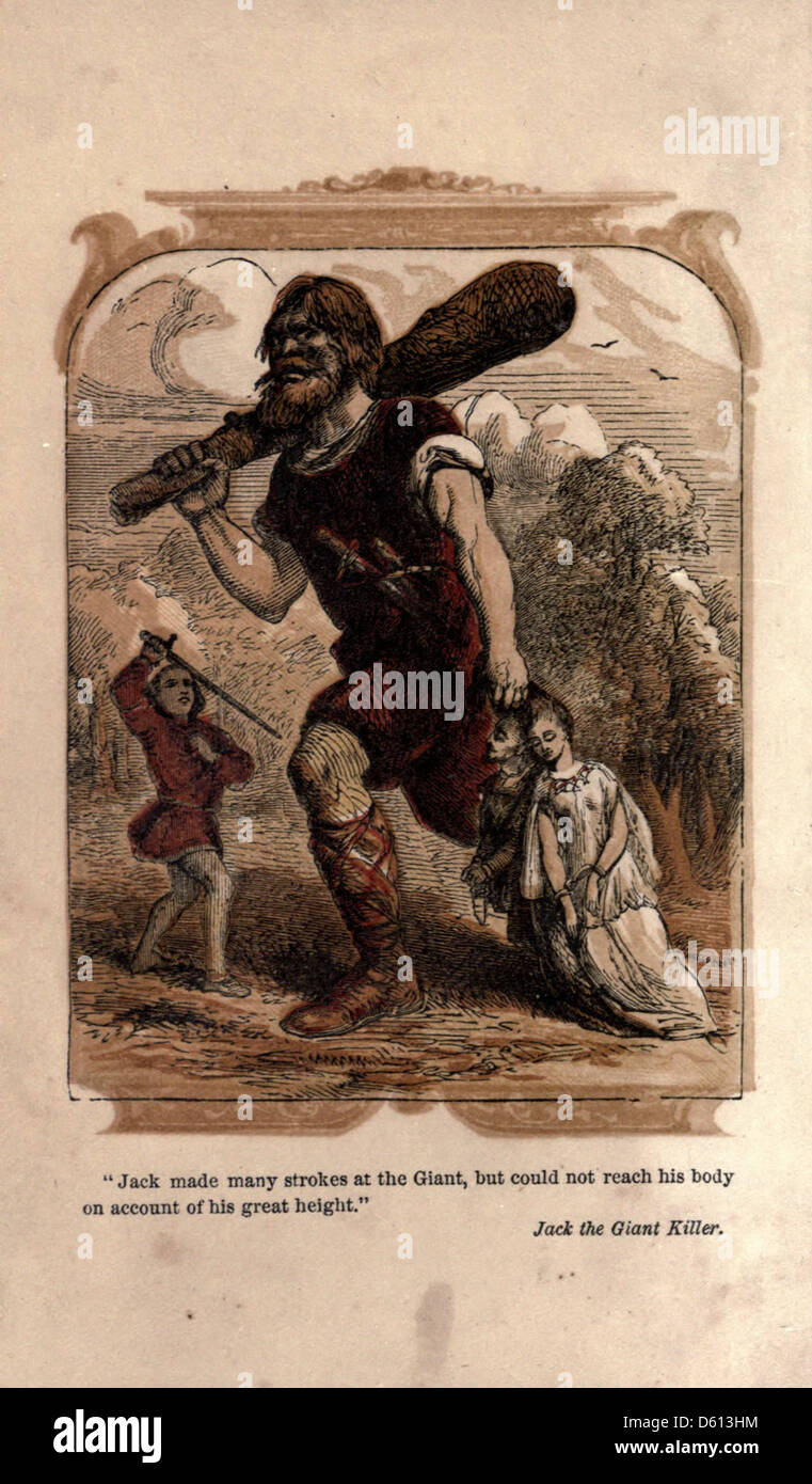 A vintage illustration from 'Favourite Fairy Tales' (1861), depicting ...