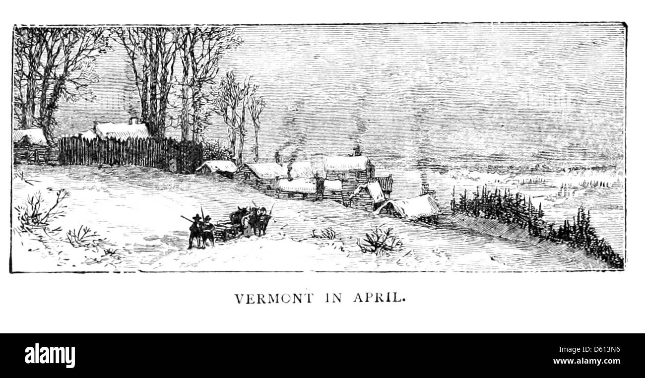 This 1884 image captures a family’s flight around their home, possibly ...