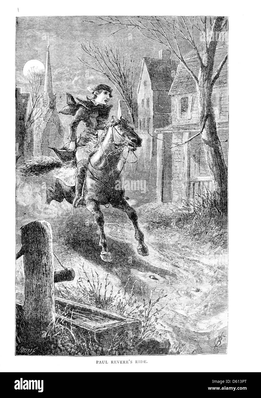 This 1884 image shows a family reenacting Paul Revere’s famous midnight ...