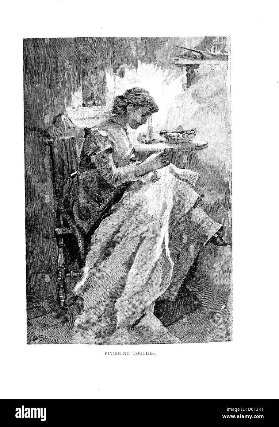 Family sewing Cut Out Stock Images & Pictures - Alamy