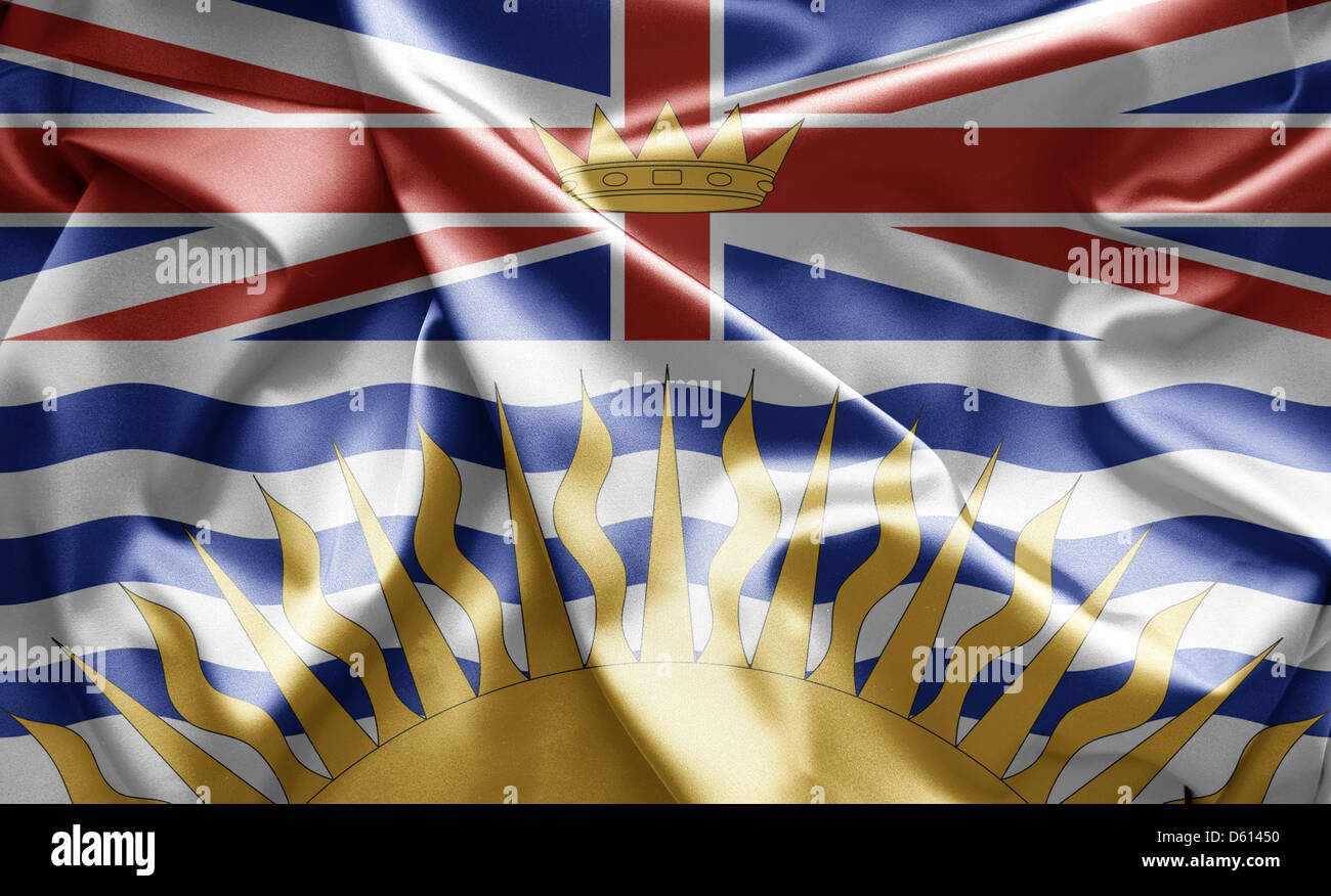 British columbia flag hi-res stock photography and images - Alamy