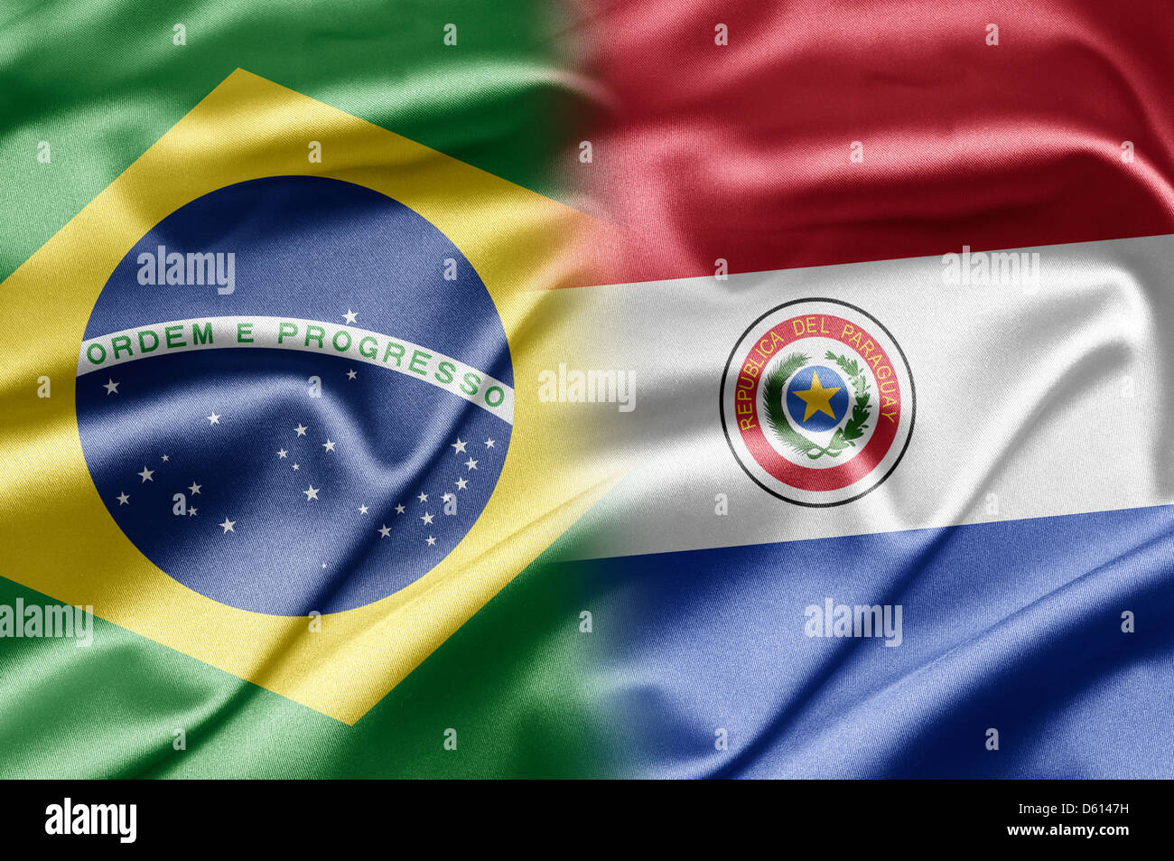 Brazil and Paraguay Stock Photo - Alamy