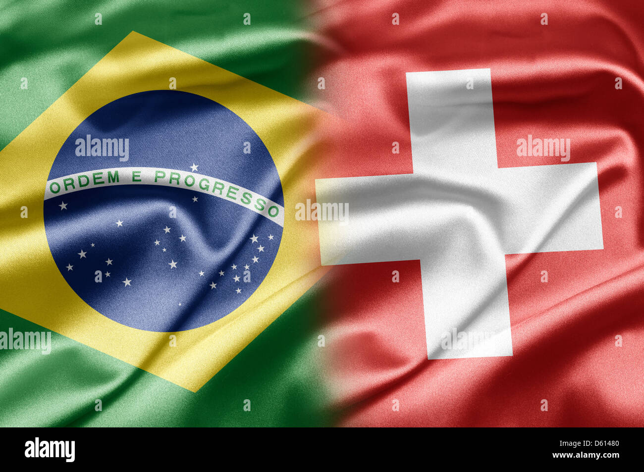 Switzerland brazil flag hi-res stock photography and images - Alamy