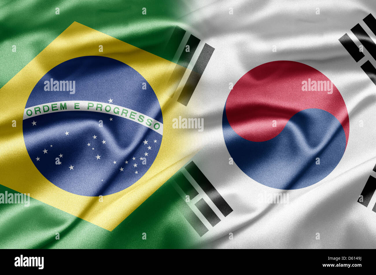 Brazil and South Korea Stock Photo - Alamy