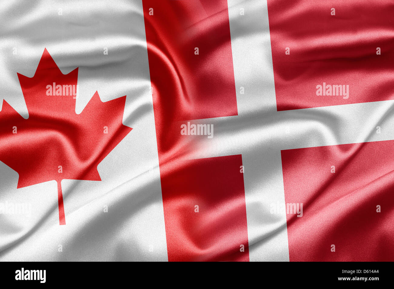 Canada denmark flag hi-res stock photography and images - Alamy