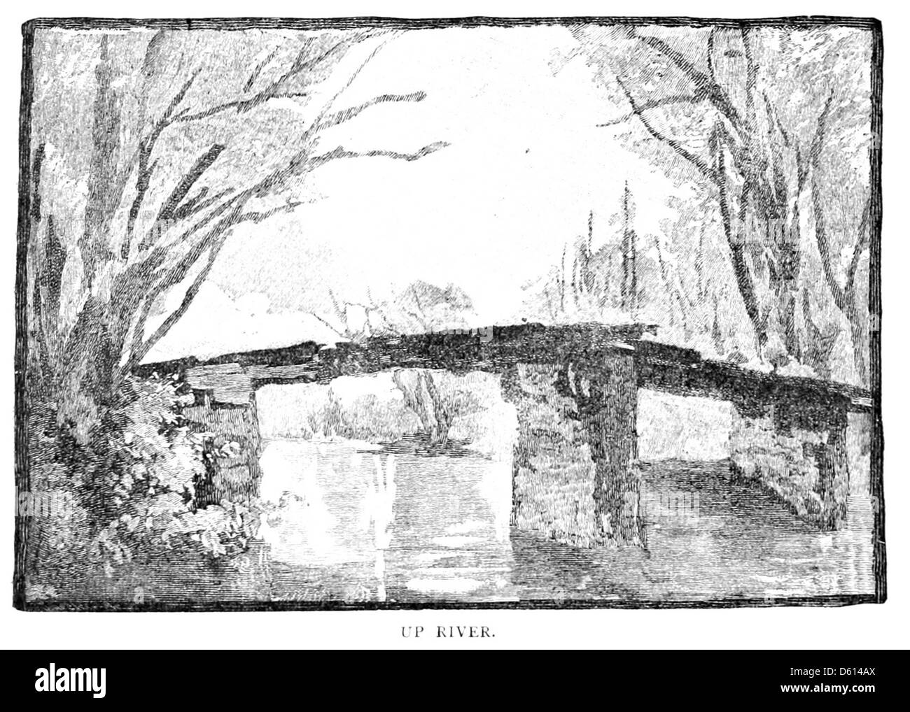 This 1884 photograph shows a family taking a flight around their home ...