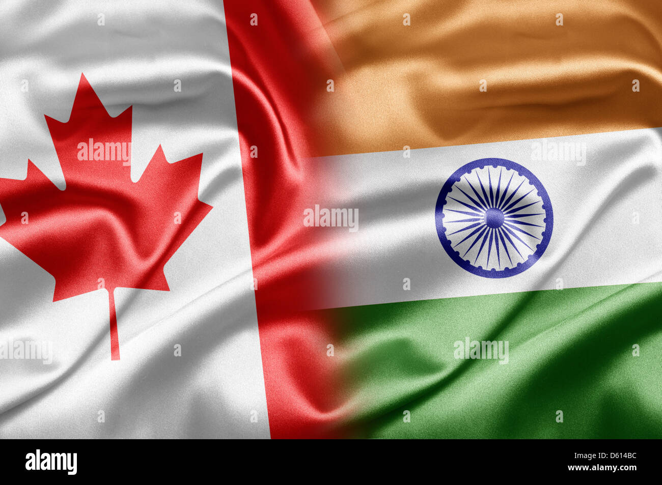 Canada india flag hi-res stock photography and images - Alamy