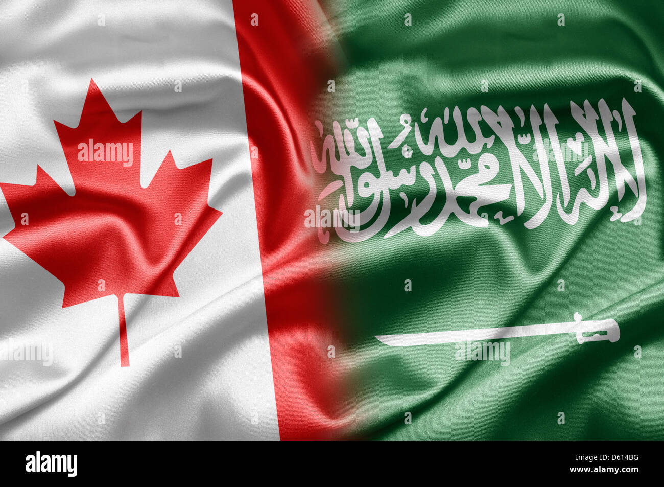 Canada and Saudi Arabia Stock Photo - Alamy