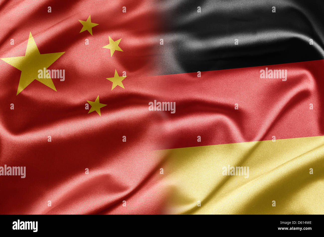 Germany flag china flag hi-res stock photography and images - Alamy