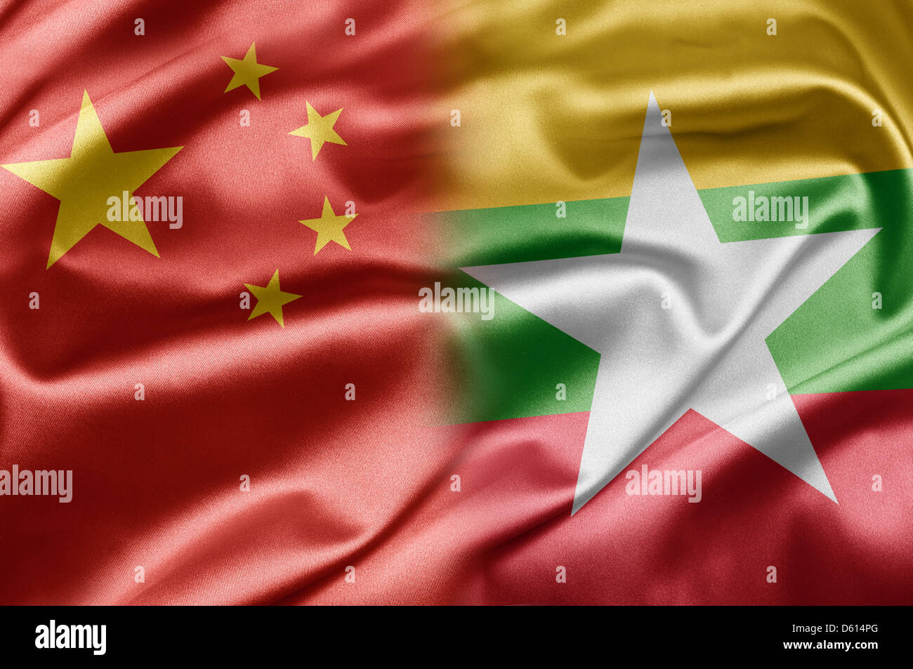 China and Myanmar Stock Photo - Alamy