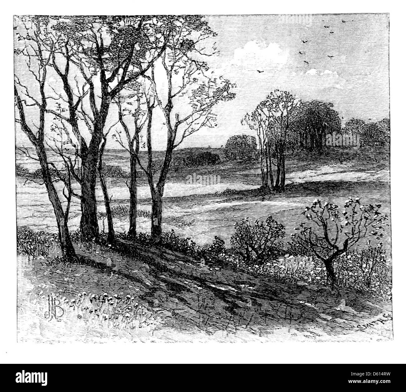 An 1880 illustration titled 'A Dream of Fair Women,' featuring ...