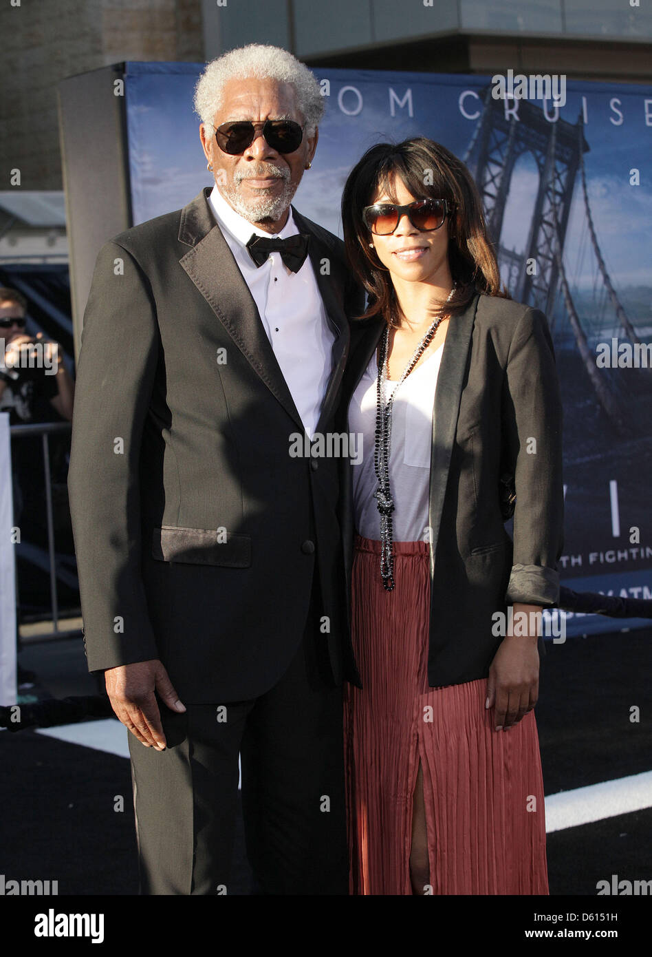 Morgan freeman and daughter hi-res stock photography and images - Alamy