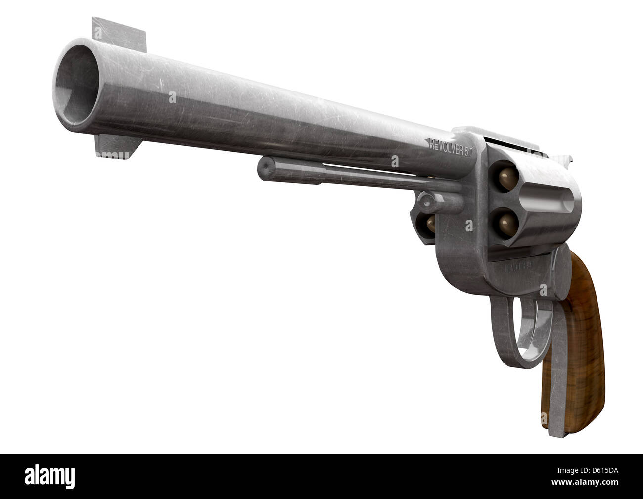 Revolver Pointed At Camera