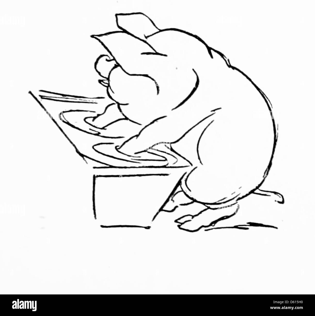 Illustration featuring kids Black and White Stock Photos & Images - Alamy