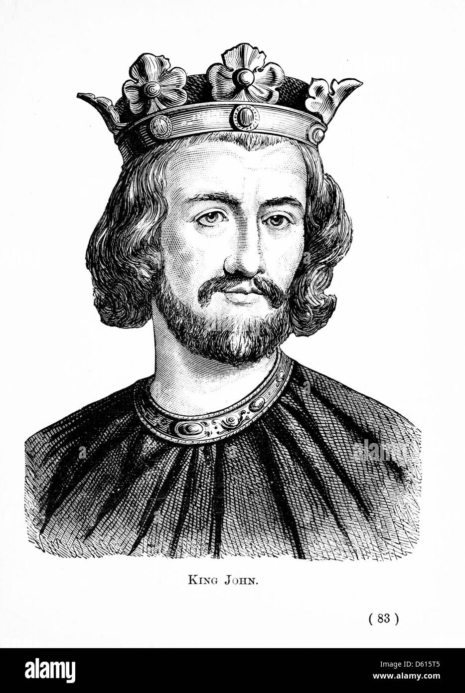 An illustration from 'A Child’s History of England' (1897), depicting ...